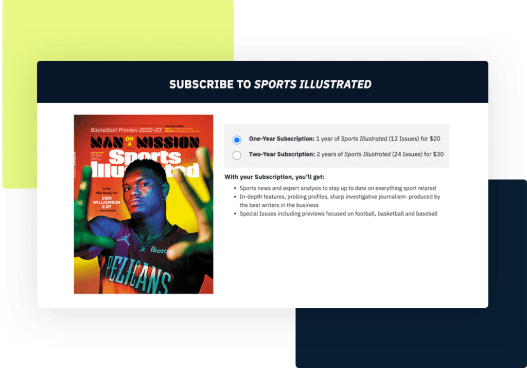 Subscription Order Pages | eMagazines